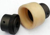 China NL1-NL10 Standard Size Flexible Jaw Coupling with Corrosion Resistant Nylon Sleeve and Low Noise for sale