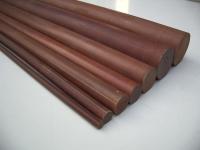 China Bakelite Rod with 1.25-1.40g/cm3 Density, 10KV Rated Voltage, and 138Mpa Compression Strength for sale