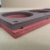 China 1.5mm Close Cell Silicone Foam Strip High Temperature Resistant Silicone Sponge Strip for sale