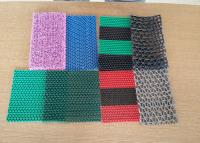 China Virgin PVC Material Industrial Rubber Sheet with Solid Backing and Easy To Clean PVC Mat for sale