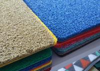 China Foam Backing Industrial Rubber Sheet PVC Coil Mat with Virgin PVC Material for Easy Cleaning for sale