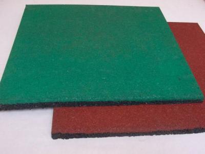 China Wood Grain Recycled Rubber Industrial Sheet with 10-50mm Thickness for Floor Mat and Tiles for sale