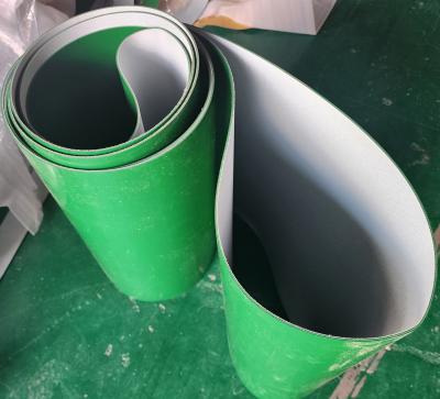 China 3 Ply PVC PU Conveyor Belt with Flat Pattern and Customizable Specifications for sale