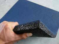 China Grain Rubber Mat and Sheet with 10-50mm Thickness, 0.5-1.0m Width, and 0.5-1.0m Length for Industrial Flooring for sale