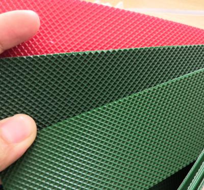 China 1 Ply Green PVC Conveyor Belt for Tobacco Making and Industrial Applications for sale