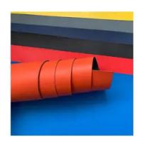 China 12mm Thickness High Temperature Resistance Hypalon Rubber Sheet with Excellent Chemical Resistance for Industrial Use for sale