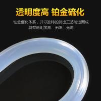 China Customizable Size Smooth Surface Silicone Tube Extrusion Process for Industrial Applications for sale