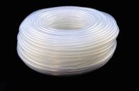 China Customized Size Polyester Braid Reinforced Silicone Tube Extrusion with High Temperature Resistance for sale