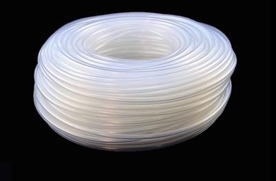 China Customized Size Polyester Braid Reinforced Silicone Tube Extrusion with High Temperature Resistance for sale