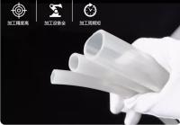 China 50 Shore A Hardness Silicone Tube Extrusion with High Temperature Resistance and Customizable Size for sale
