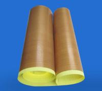 China Industrial Grade PTFE Coated Fiberglass Fabric for High Temperature Resistance, Non-Stick and Chemical Resistant Applications for sale