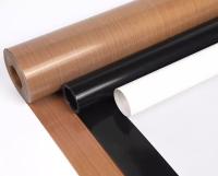 China Black PTFE Coated Fiberglass Fabric with High Break Down Voltage and Non Stick Surface for Industrial Use for sale
