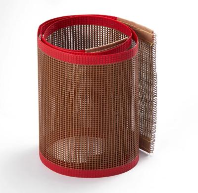 China High Tensile Strength PTFE Mesh Belt with Bullnose Joint and Excellent Chemical Resistance for sale