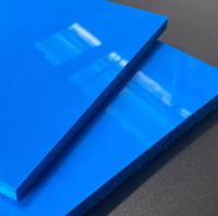 China Colored Plastic Sheet 1-2m Length, 90-110Mpa Flexural Strength for sale