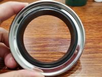China Double Lip Stainless Steel 304 316 Industrial Oil Seal With Low Friction Factor 0.04 for sale