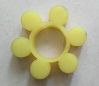 China Standard Size Polyurethane Coupling with 90-98 Shore A Hardness and Yellow Color for MT Shafts for sale