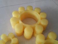China Standard Size Polyurethane Coupling with 90-98 Shore A Hardness and Yellow Color for MT Shafts for sale