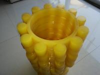 China Standard Size Polyurethane Coupling with 90-98 Shore A Hardness and Yellow Color for MT Shafts for sale