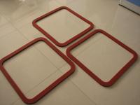 China Hot Resistant Close Cell Industrial Grade Silicone Sponge Gasket and Silicone Foam Gasket for sale