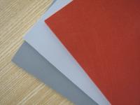 China Double Impression Fabric Silicone Sponge Sheet with Heat Insulation and Aging Resistance for sale