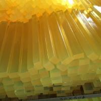 China Yellow Polyurethane Rod with 120°C Working Temperature, 300-500mm Length, and Corrosion Resistant Properties for sale