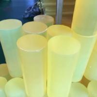 China Yellow Polyurethane Rod with 120°C Working Temperature, 300-500mm Length, and Corrosion Resistant Properties for sale
