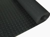 China 1-1.5m Width Round Button Industrial Rubber Sheet with Impression Fabric Bottom for Anti-slip Flooring for sale