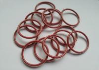 China Dark Red Silicone Rubber Washer with Good Aging Resistance and High Temperature Resistance Made from 100% Virgin Silicone for sale
