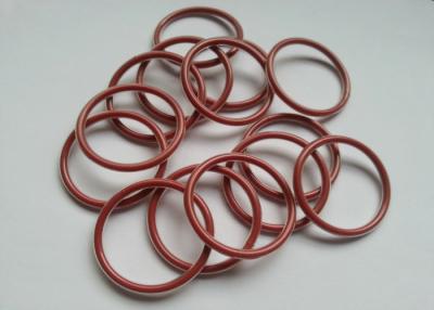 China Dark Red Silicone Rubber Washer with Good Aging Resistance and High Temperature Resistance Made from 100% Virgin Silicone for sale