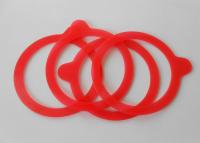 China Dark Red Silicone Rubber Washer with Good Aging Resistance and High Temperature Resistance Made from 100% Virgin Silicone for sale