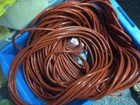 China Dark Red Silicone Rubber Washer with Good Aging Resistance and High Temperature Resistance Made from 100% Virgin Silicone for sale