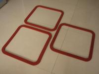 China 100% Virgin Silicone Rubber Washers with UV Resistance and Close Cell Silicone Foam Gasket for sale