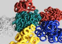 China Industrial Grade Silicone Rubber Washers with 20-80 Shore A Hardness Food Grade and Customizable Color for sale