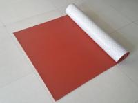 China Industrial Grade 100% Virgin Silicone Foam Rubber Sheet with 3M Adhesive Backing and UL94V-0 Flame Resistance for sale