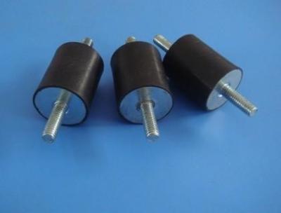 China Industrial Grade Black Rubber Shock Mounts with Galvanized Metal for Vibration Isolation for sale