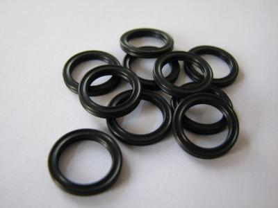 China Black NBR O Ring Silicone Rubber Washer with 8-12Mpa Tensile Strength for Industrial Seal for sale