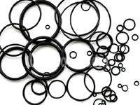China Black NBR O Ring Silicone Rubber Washer with 8-12Mpa Tensile Strength for Industrial Seal for sale