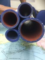 China 6 Inch High Temperature Resistance Polyester Braid Reinforced Silicone Hose Customizable for Racing Cars for sale