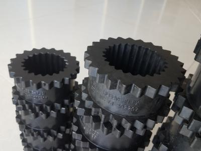 China Black Color 3J - 11J Size Range Polyurethane Gear Coupling for Air Compressor Applications for sale