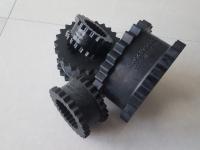 China Black Color 3J - 11J Size Range Polyurethane Gear Coupling for Air Compressor Applications for sale