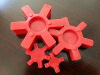 China L Type Flange Cast Iron Polyurethane Coupling with High Torque Capacity and Easy Maintenance for Flexible Jaw Applications for sale