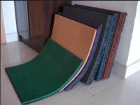 China 10-50mm Thickness Grain Rubber Felt Floor Mat with Non-Slip Surface and Corrosion Resistant Industrial Rubber Sheet for sale