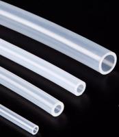 China 50 Shore A Hardness Silicone Tube Extrusion with High Temperature Resistance and Customizable Size for sale
