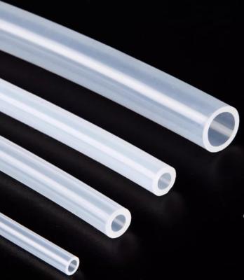China 50 Shore A Hardness Silicone Tube Extrusion with High Temperature Resistance and Customizable Size for sale