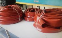 China High Tear Resistant Silicone Tube and Sleeve for Corona Roller with 18-25KV/mm Resistance for sale