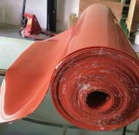 China Smooth/Sand Surface Silicone Rubber Sheet with 1.25-1.50g/cm3 Density and 1.0mm-6.0mm Thickness for sale