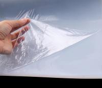 China Thin Silicone Rubber Sheet with 0.1-0.8mm Thickness 60 Shore A Hardness and 7.5Mpa Tensile Strength for sale