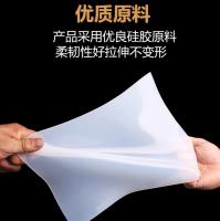 China Thin Silicone Rubber Sheet with 0.1-0.8mm Thickness 60 Shore A Hardness and 7.5Mpa Tensile Strength for sale