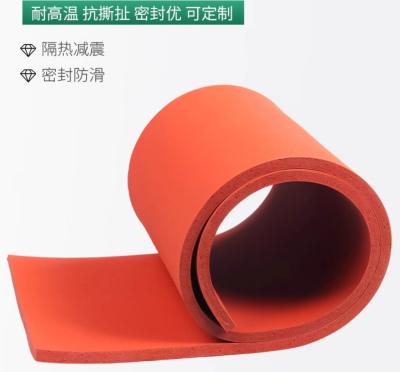China Industrial Grade Aging Resistant Silicone Foam Sheet with Close Cell Structure for sale