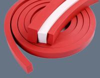 China UL 94 V-0 Flame Resistant Silicone Sponge Stripe with Closed Cell Structure and High Temperature Resistance for sale